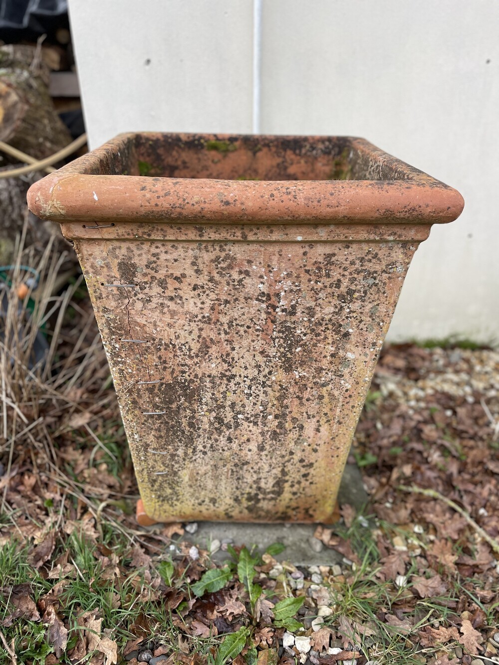 Reclaimed Tall Square Terracotta Planters | Our Products | Mud Mountain ...