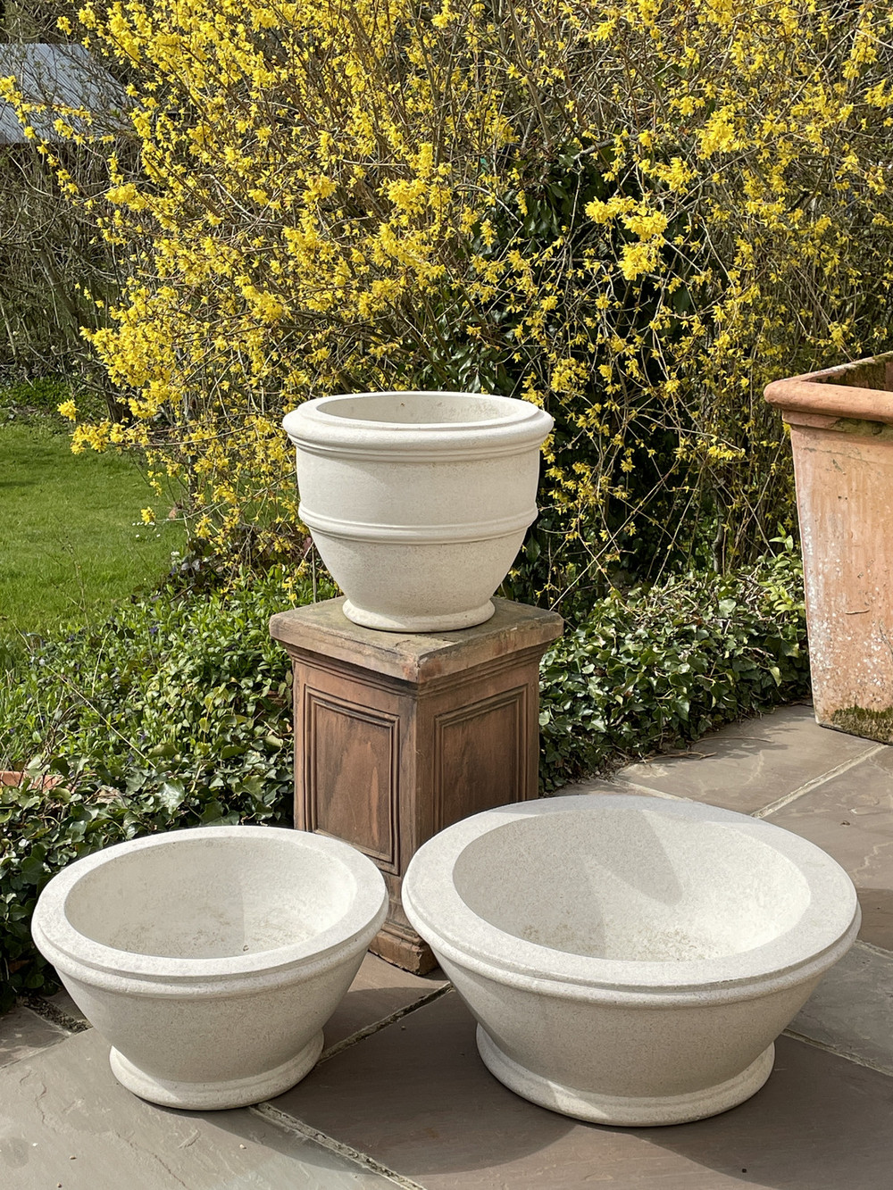 Roman Bowl Stoneware Planters | Our Products | Mud Mountain - Handmade ...